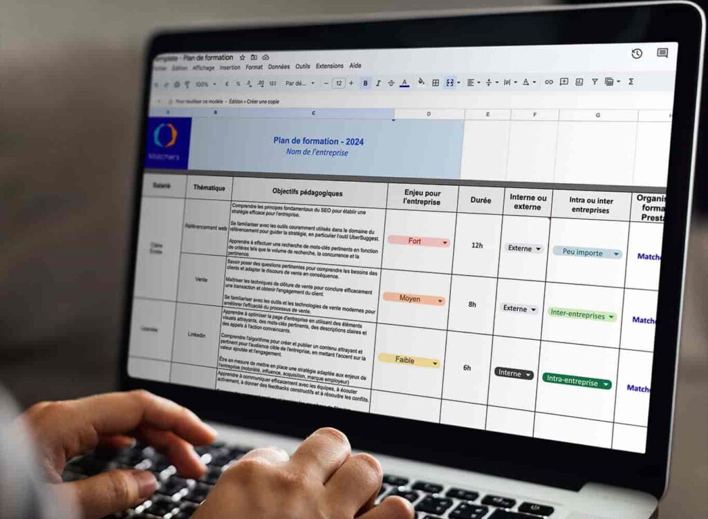 Plan de développement des compétences - Modèle à télécharger Plan de développement des compétences - Modèle à télécharger